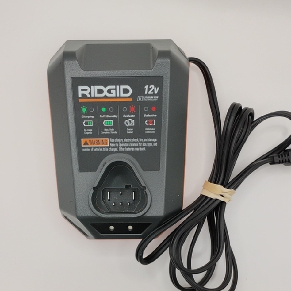 Other | Ridgid 12v Lithium Ion Battery Charger R8645 Used | Poshmark